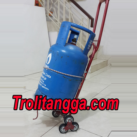 troli tong gas lpg, troli aqua galon, troli air galon, jual troli aqua ...